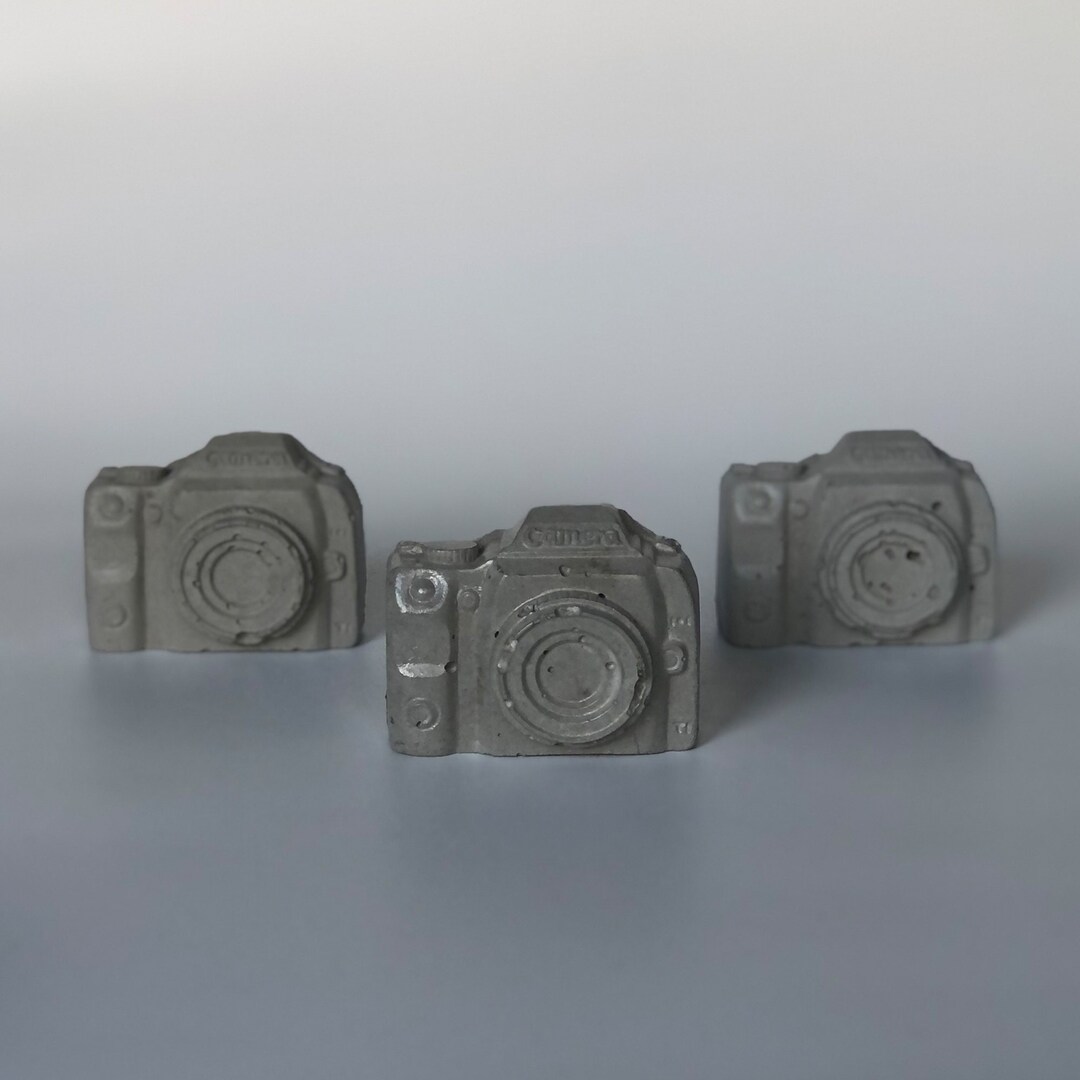 Concrete Camera, Canon Mini Camera Decor, Photographer Gift, Camera Art ...