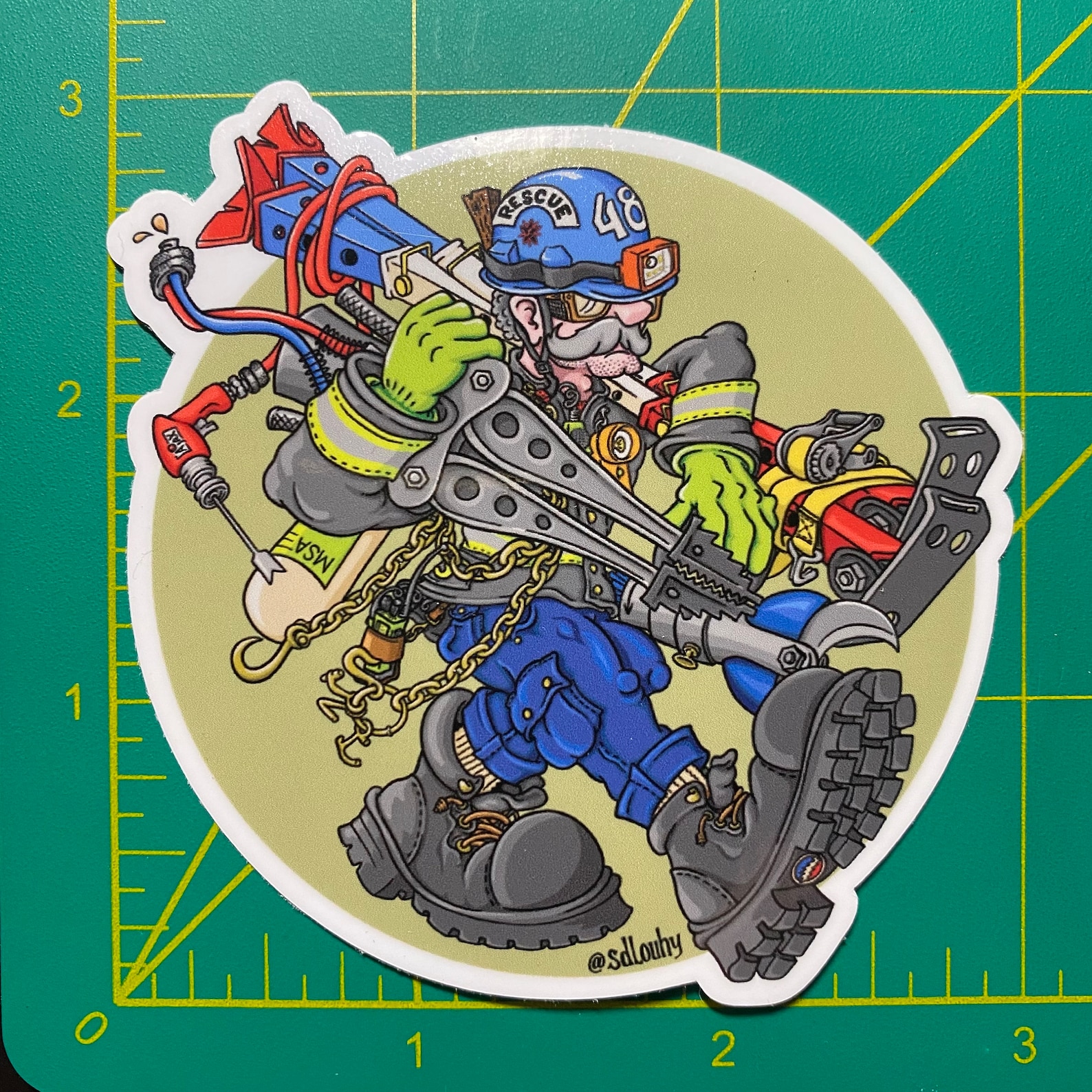 Fire Rescue Sticker: Firefighter Auto Extrication Company Decal - Etsy