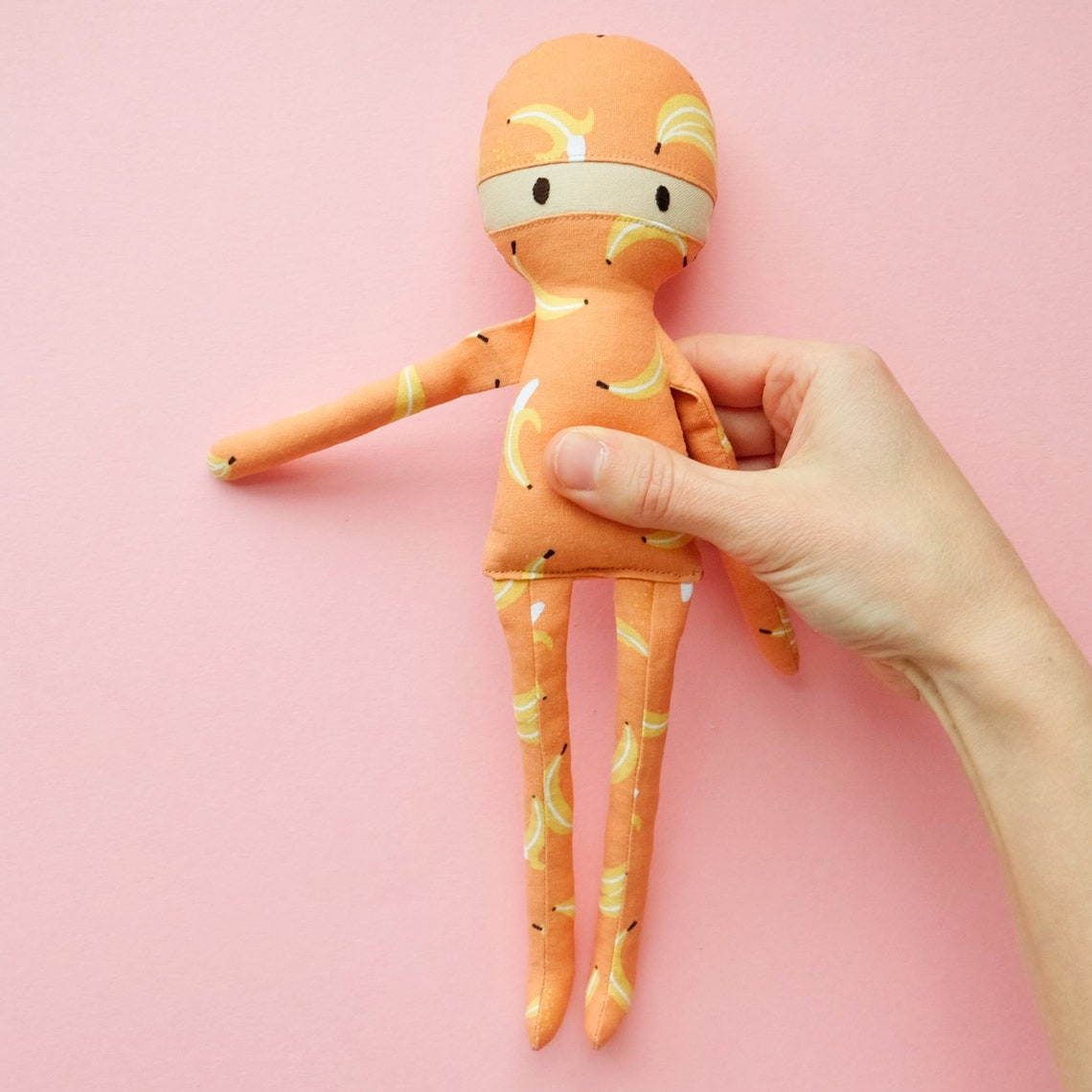 Ninja Sewing Pattern and Tutorial. 10.5 Tall 27cm - Etsy