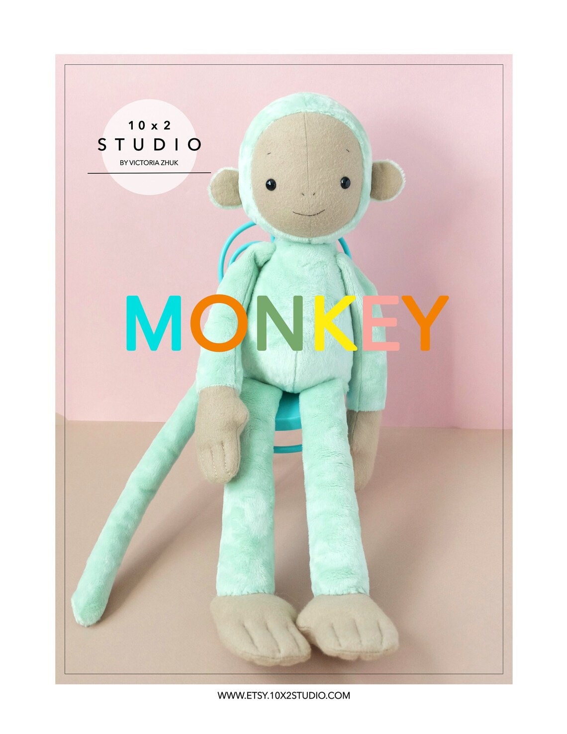 Monkey Sewing Pattern With Photo Instructions - Etsy