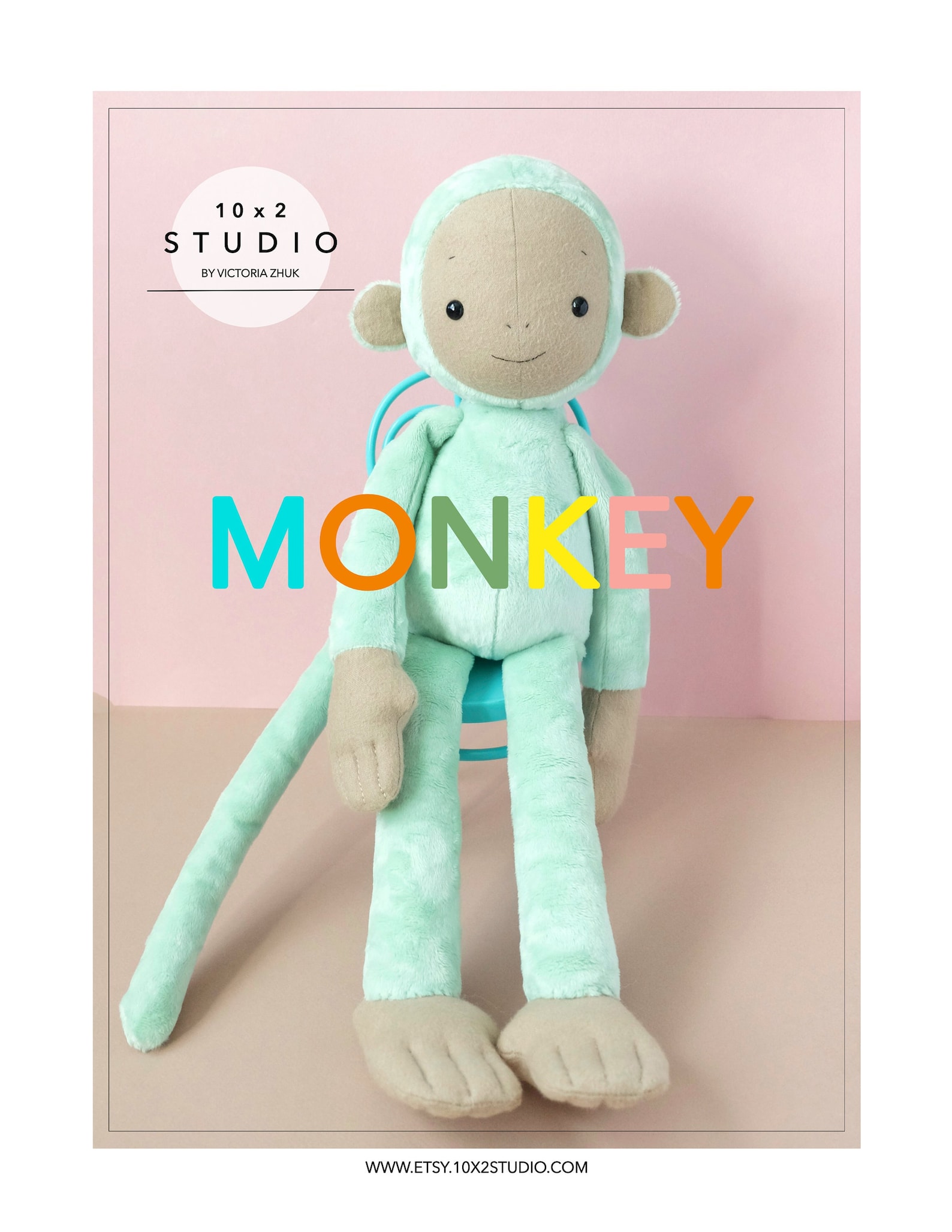 Monkey Sewing Pattern With Photo Instructions - Etsy
