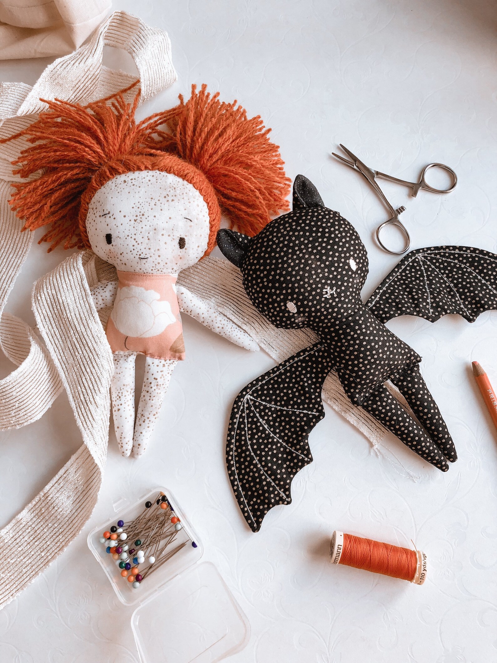 Bat Sewing Pattern 8 Tall 20cm - Etsy