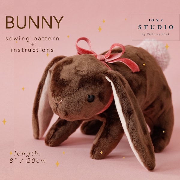 Bunny Sewing Pattern - Etsy