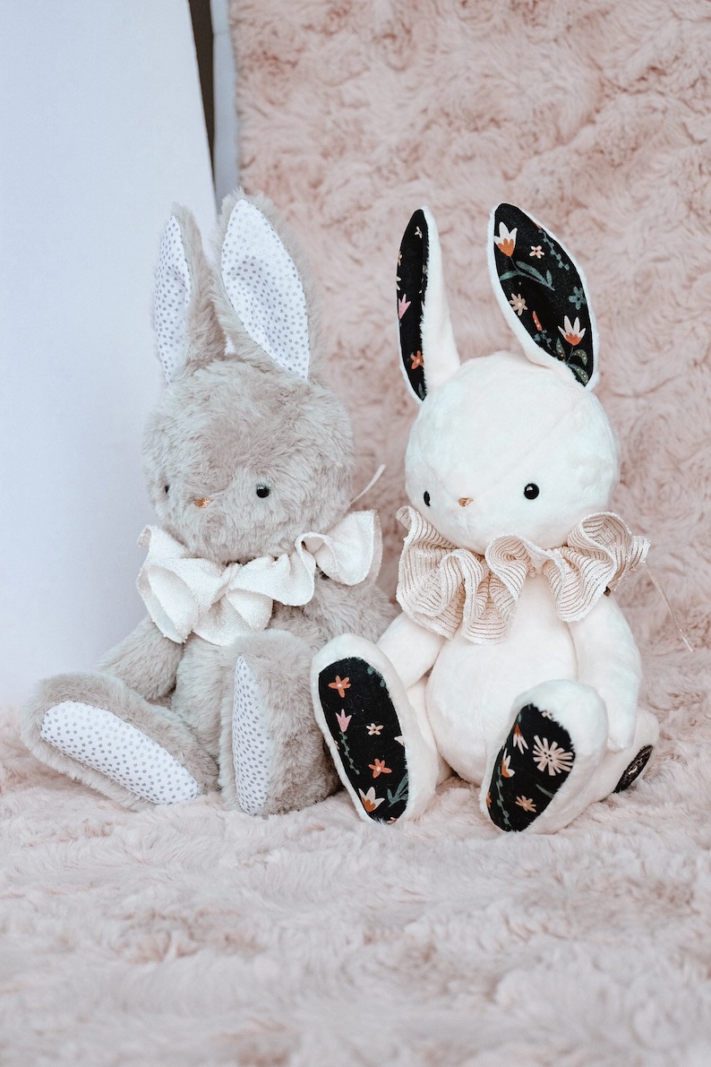 Plush Bunny Sewing Pattern and Instructions - Etsy