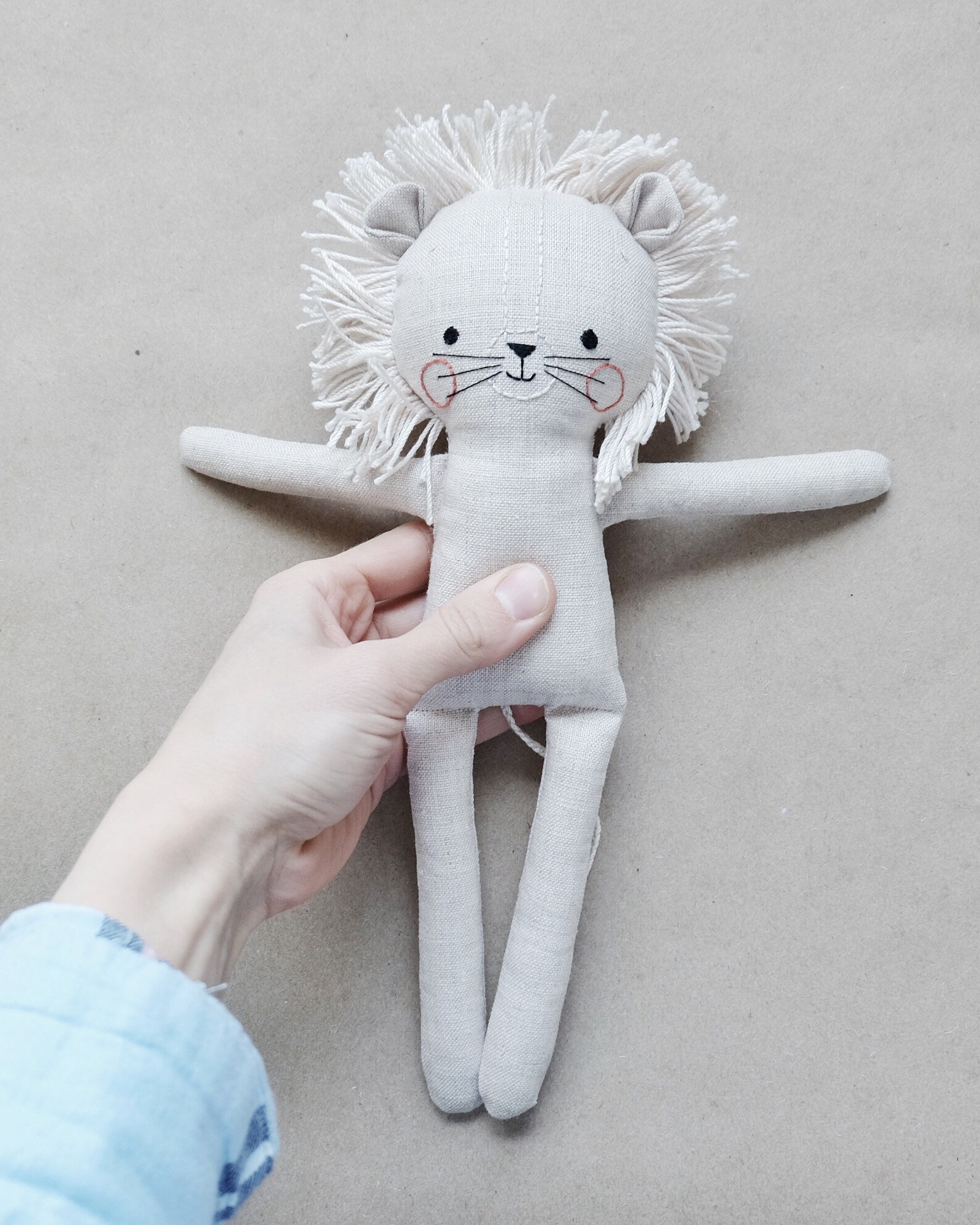 Sewing Pattern for Lion. 11 Tall | Etsy