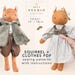 6 Sewing Pattern Bundle. Goat, Wolf, Squirrel, Hare, Deer, Fox - Etsy