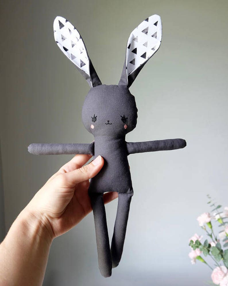 Fabric Bunnies With Clothes Pattern and Instructions english - Etsy