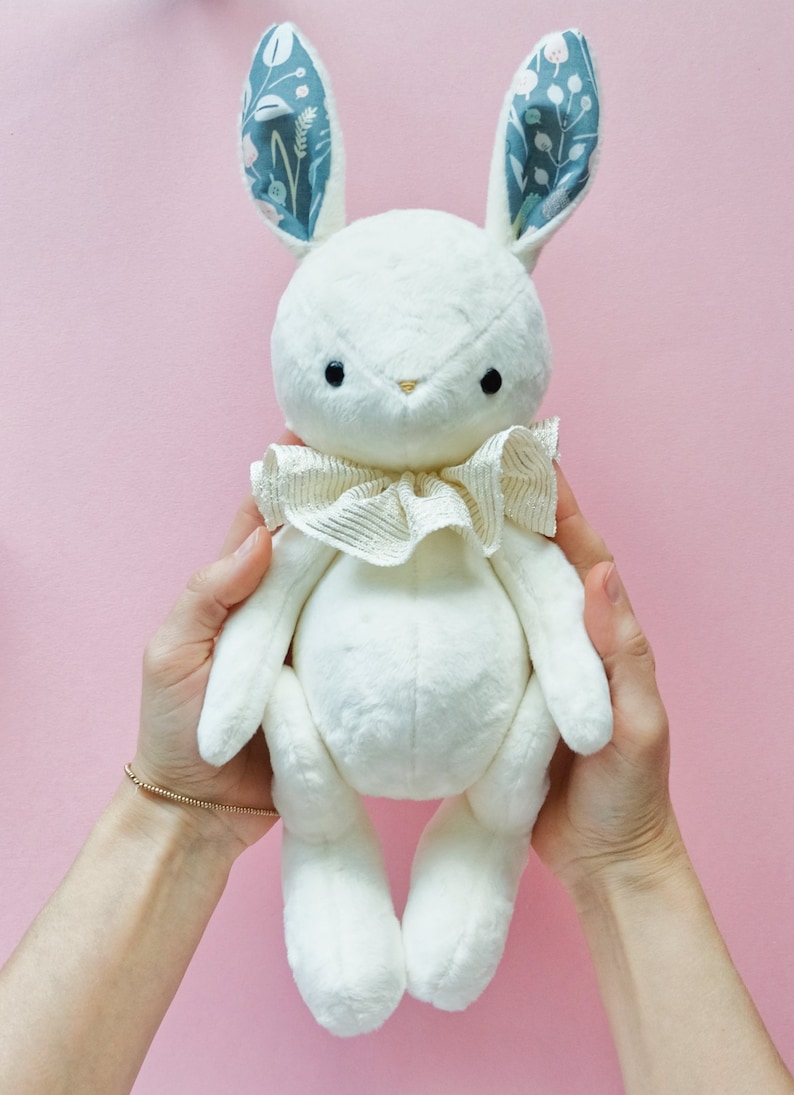 Plush Bunny Sewing Pattern and Instructions - Etsy