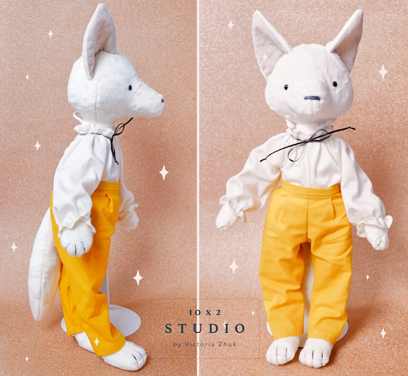 Wolf Plush Sewing Pattern and Photo Instructions - Etsy Australia