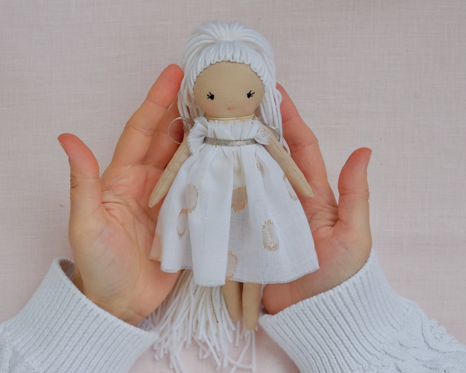 7.5" Rag Doll and Cardboard House Pattern and Detailed Instructions in ...