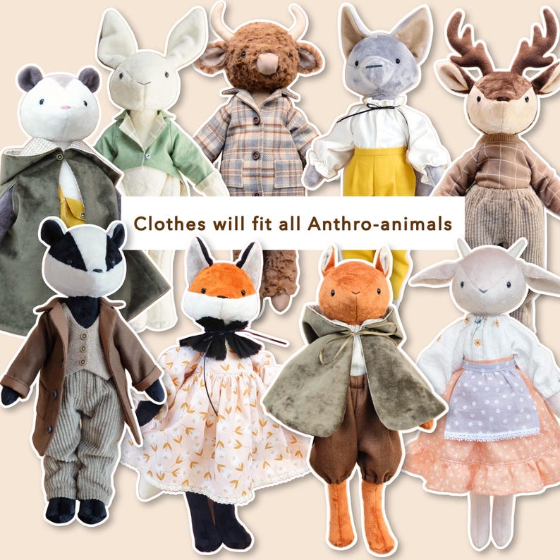 Clothes Bundle for Anthro Family - Etsy
