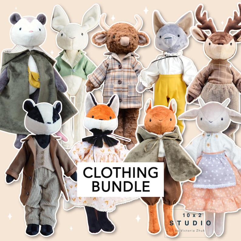 Clothes Bundle for Anthro Family - Etsy