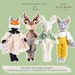 4 Sewing Pattern Bundle. Deer, Hare, Fox, Wolf, With Clothes. - Etsy