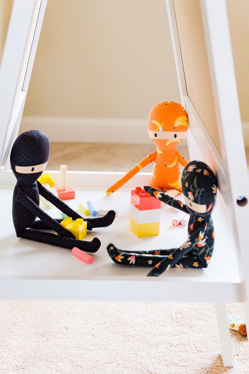 Ninja Sewing Pattern and Tutorial. 10.5 Tall 27cm - Etsy