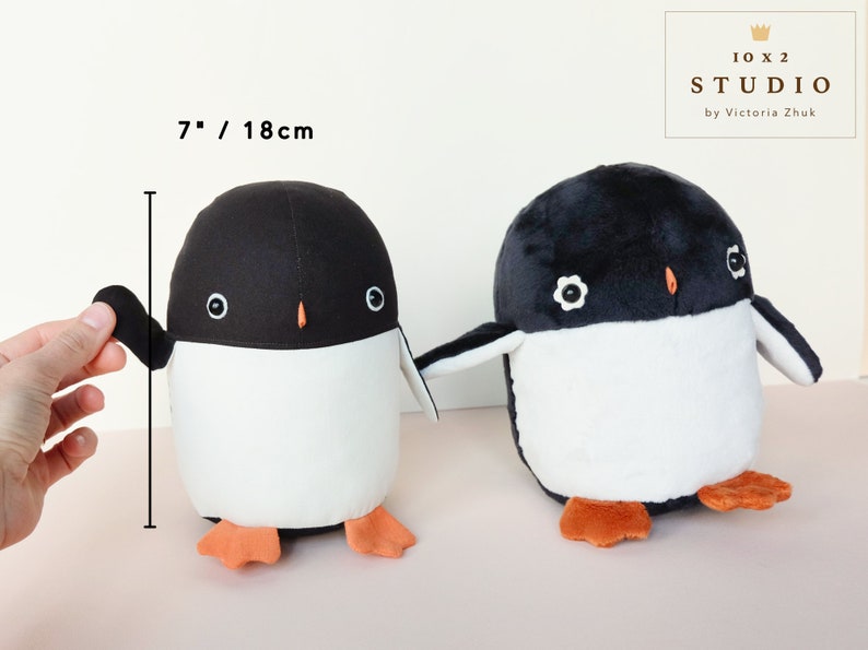 Penguin Sewing Pattern Printable PDF - Etsy