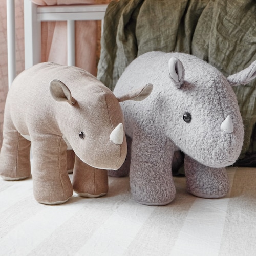 Rhino Sewing Pattern in 3 Sizes With Tutorial. | Etsy
