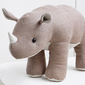 Rhino Sewing Pattern in 3 Sizes With Tutorial. - Etsy