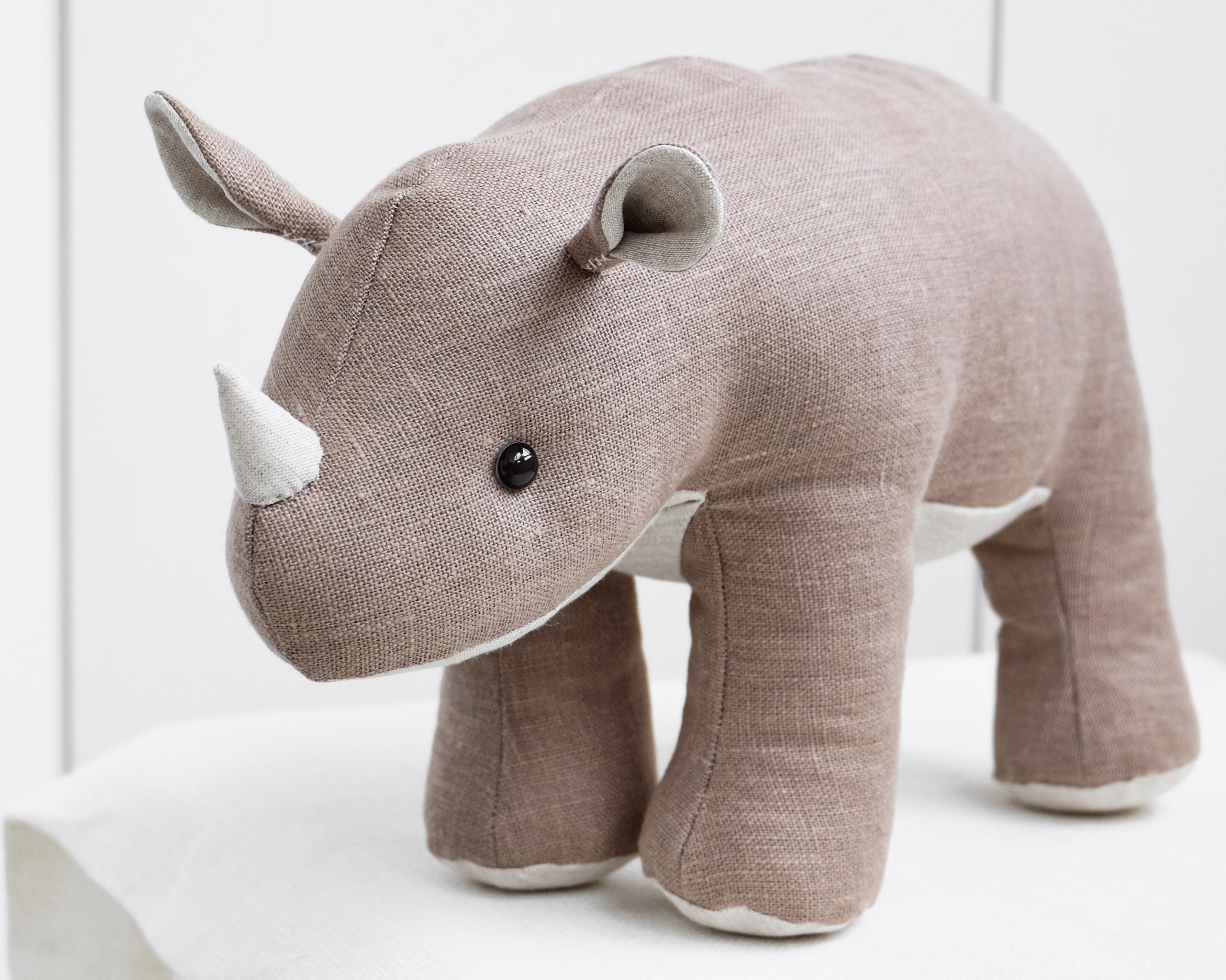 Rhino sewing pattern in 3 sizes with tutorial. | Etsy