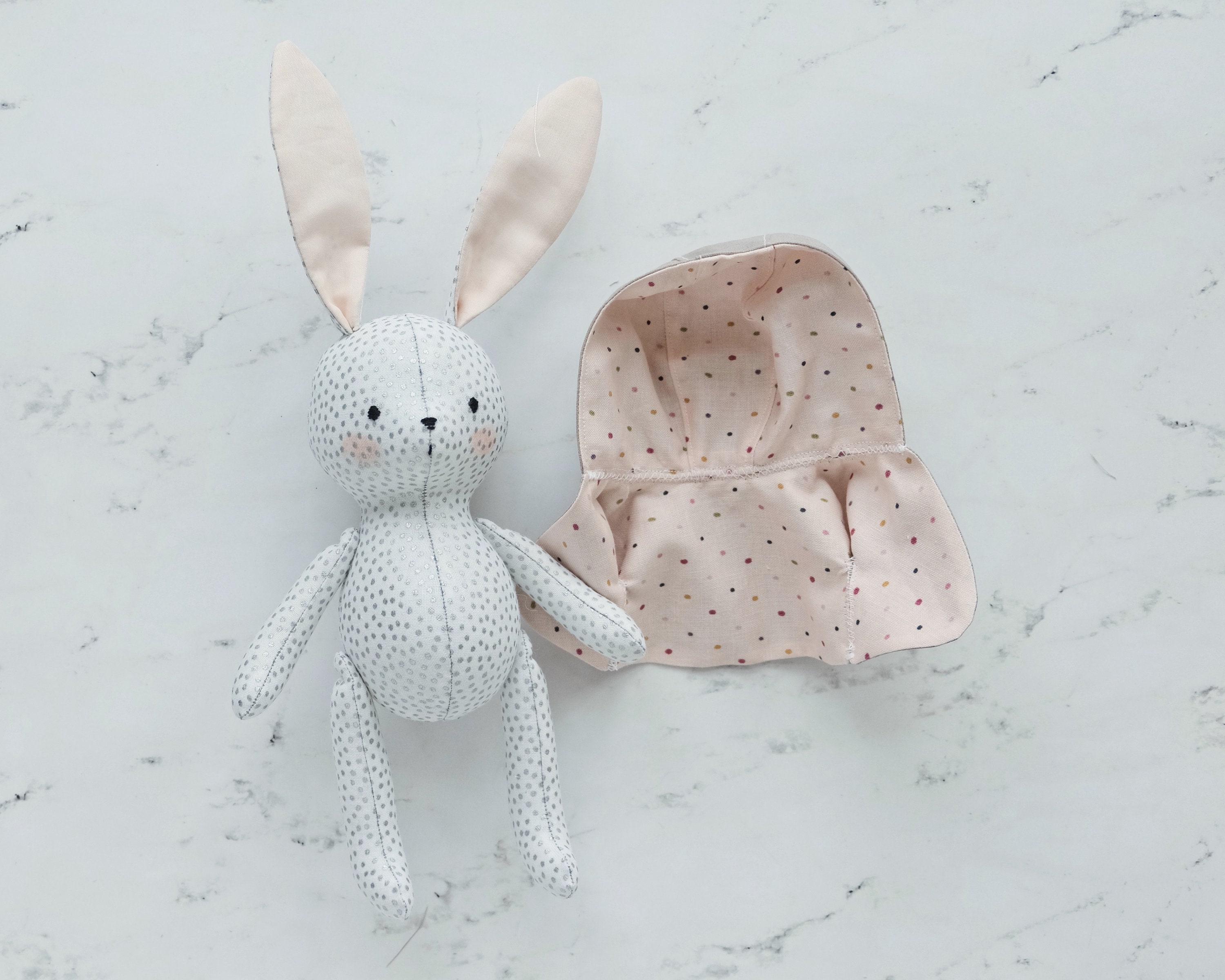 Bunny With Coat Sewing Pattern and Tutorial. Bunny Pattern. - Etsy ...