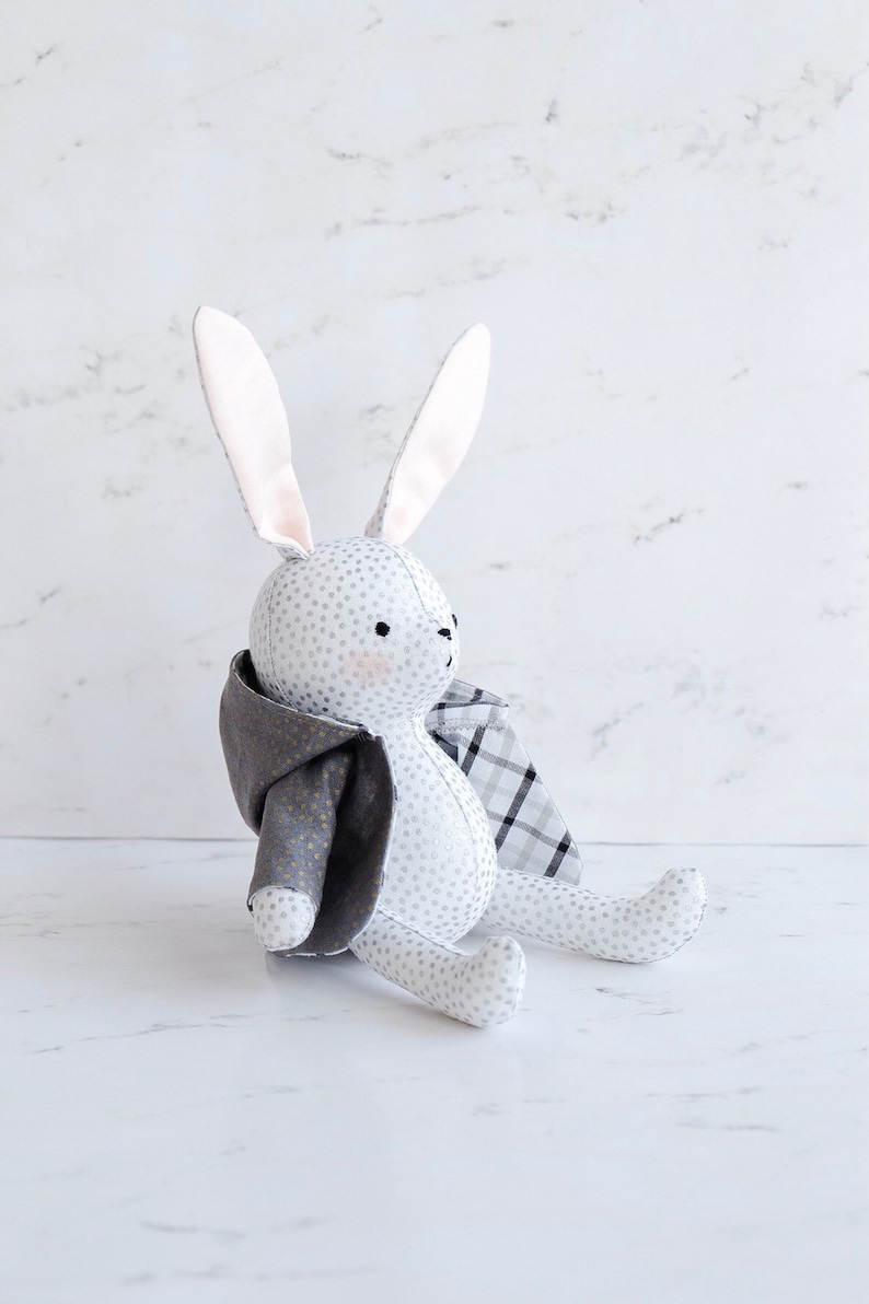 Bunny With Coat Sewing Pattern and Tutorial. Bunny Pattern. - Etsy ...