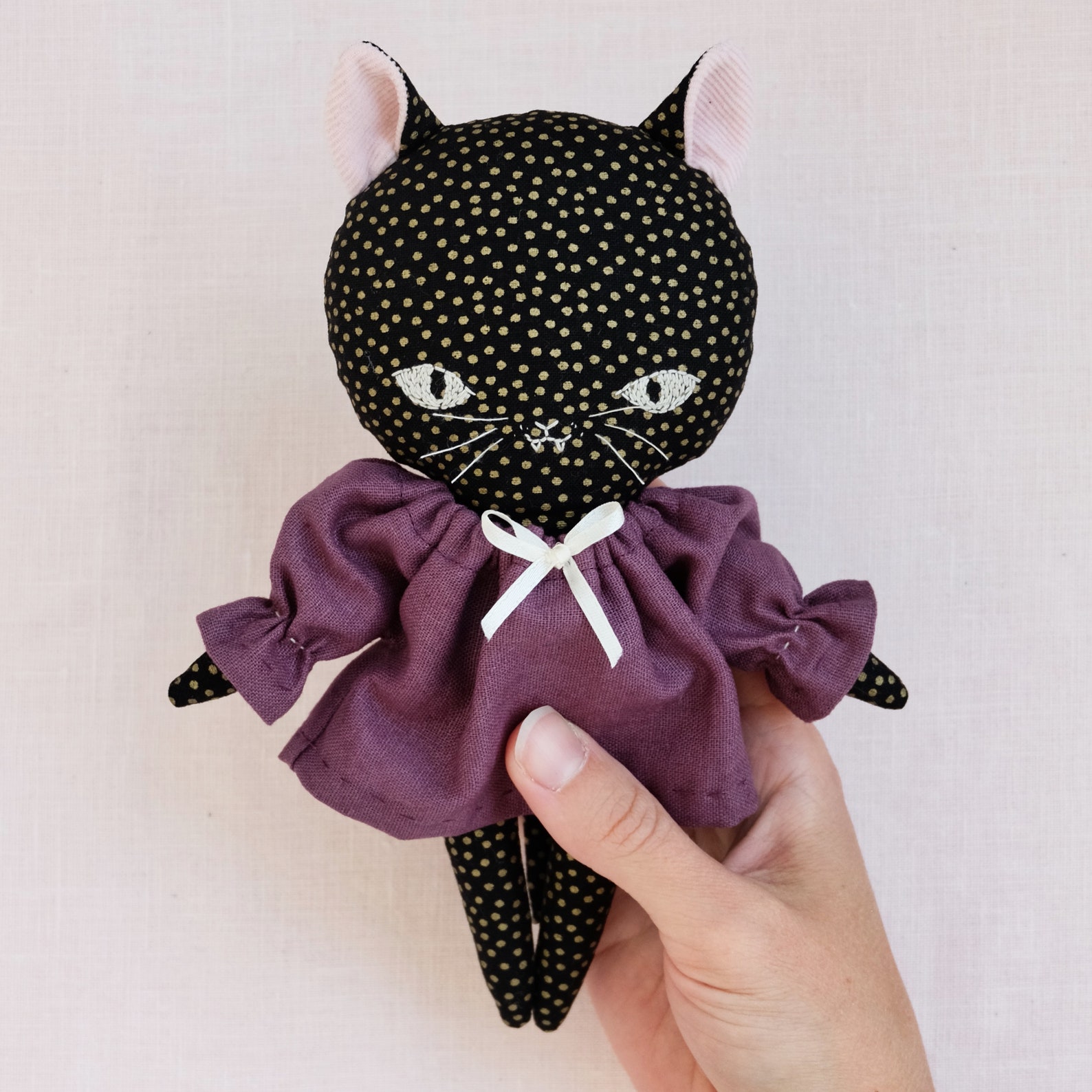 3 Pattern Bundle. Doll, Cat, Bat. - Etsy