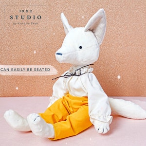 Wolf Plush Sewing Pattern and Photo Instructions - Etsy