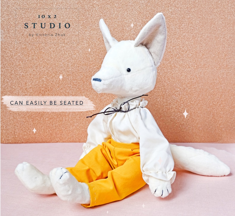 Wolf Plush Sewing Pattern and Photo Instructions - Etsy Australia