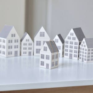 Printable Paper Houses. - Etsy