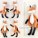 4 Sewing Pattern Bundle. Deer, Hare, Fox, Wolf, With Clothes. - Etsy