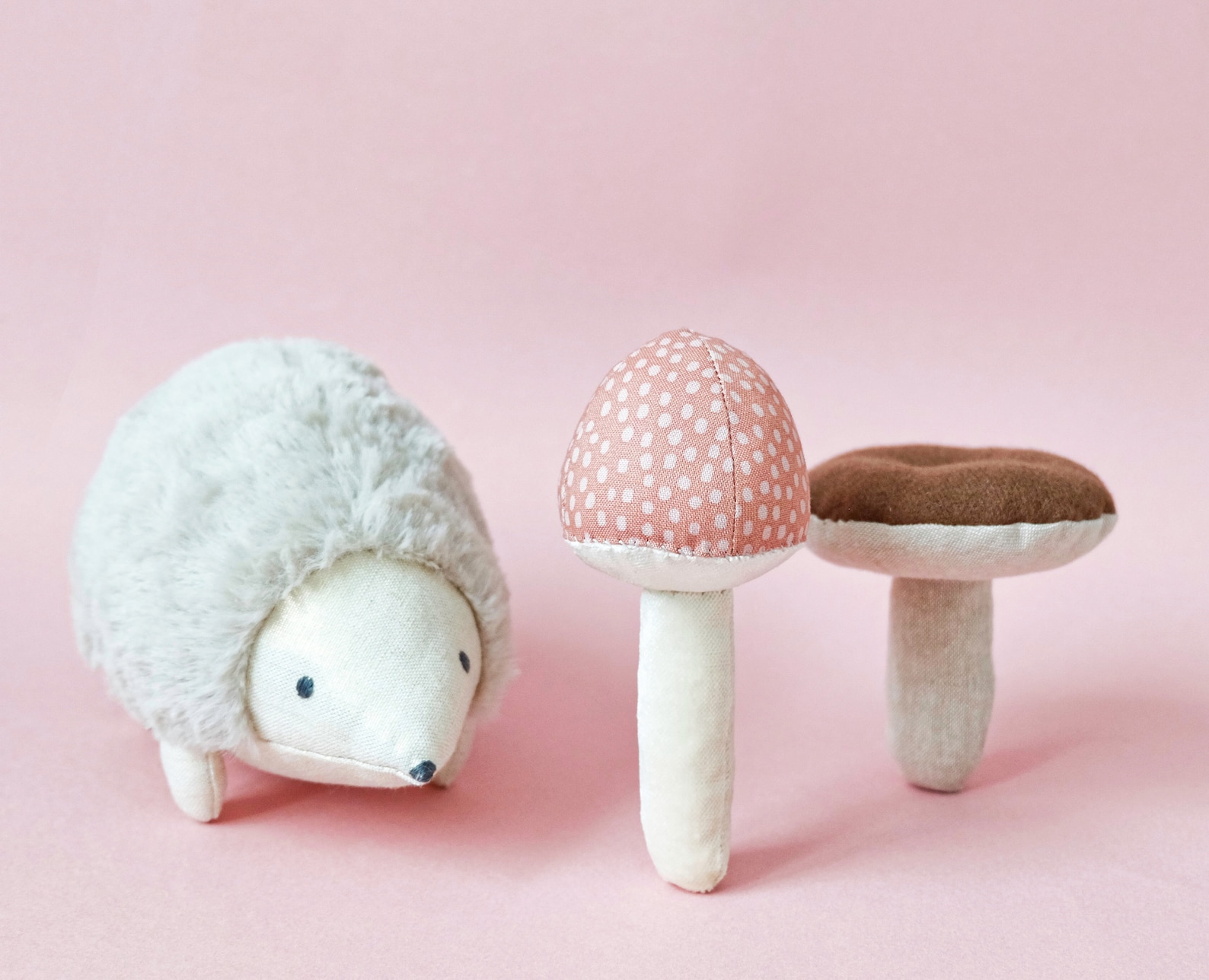 Hedgehogs and Mushrooms Sewing Patterns and Instructions PDF - Etsy