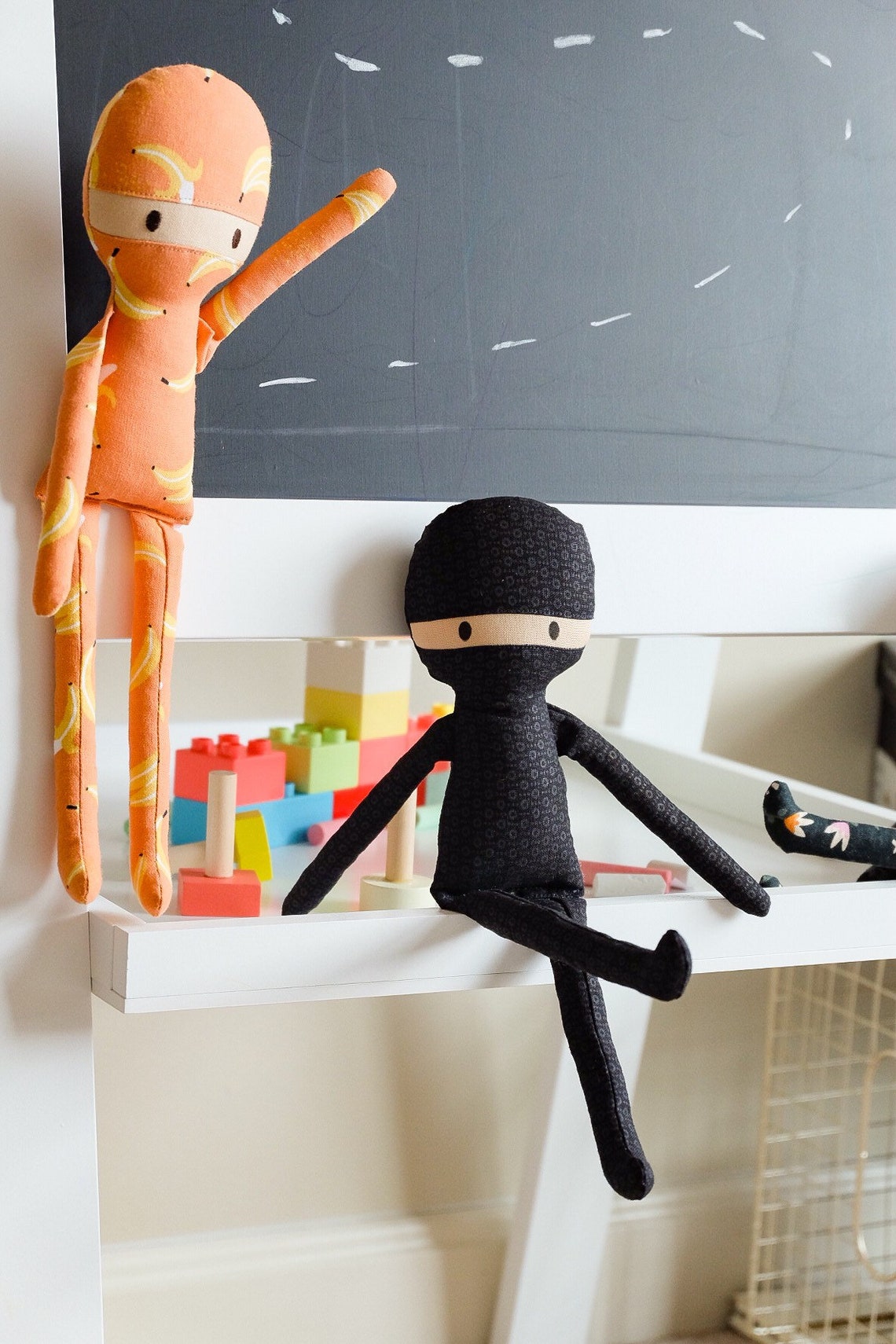 Ninja Sewing Pattern and Tutorial. 10.5 Tall 27cm - Etsy
