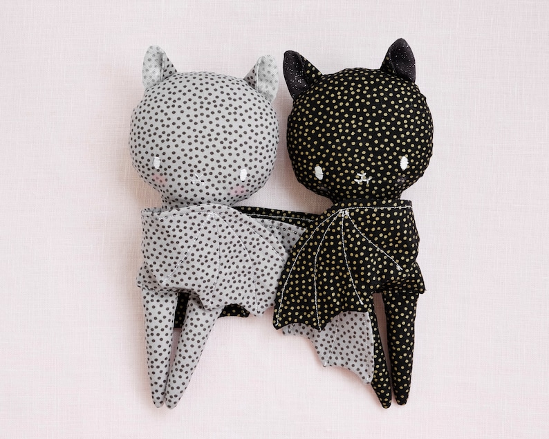 Bat Sewing Pattern 8 Tall 20cm - Etsy