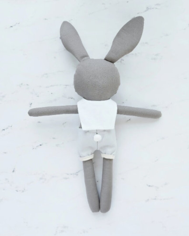 Fabric Bunnies With Clothes Pattern and Instructions english - Etsy
