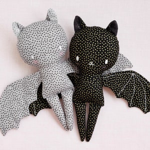 Bat Sewing Pattern 8" Tall (20cm) - Etsy