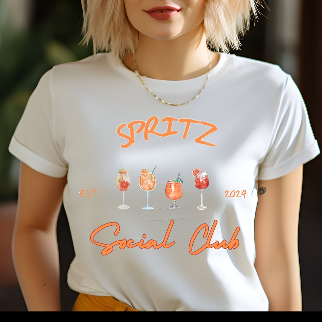 Aperol Spritz Shirt, Social Club Shirt, Spritz Bachelorette, Spritz ...