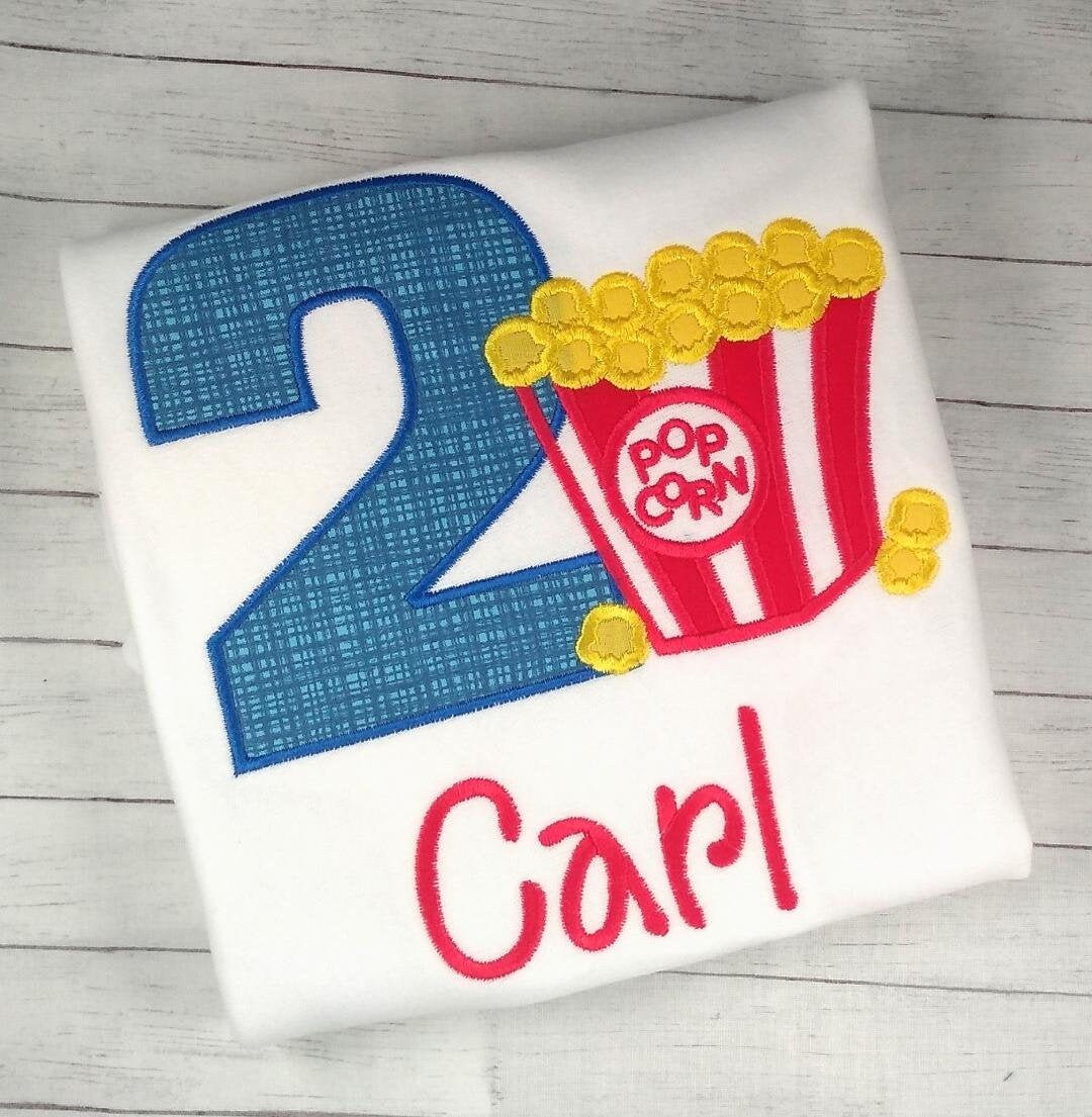 Movie Birthday Shirt for Boy Carnival Birthday Shirt Movie Night ...