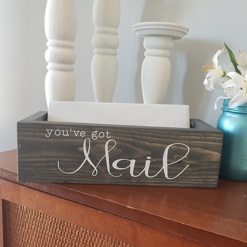 Wood Mail Box - Etsy