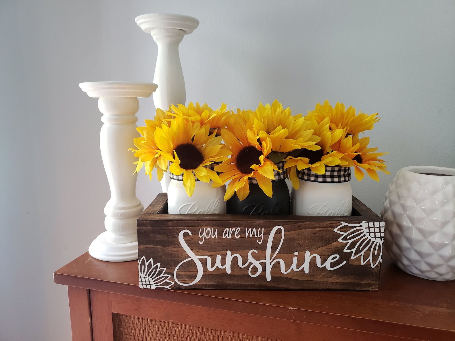 Sunflower Centerpiece Sunflower Decor Sunshine Centerpiece | Etsy