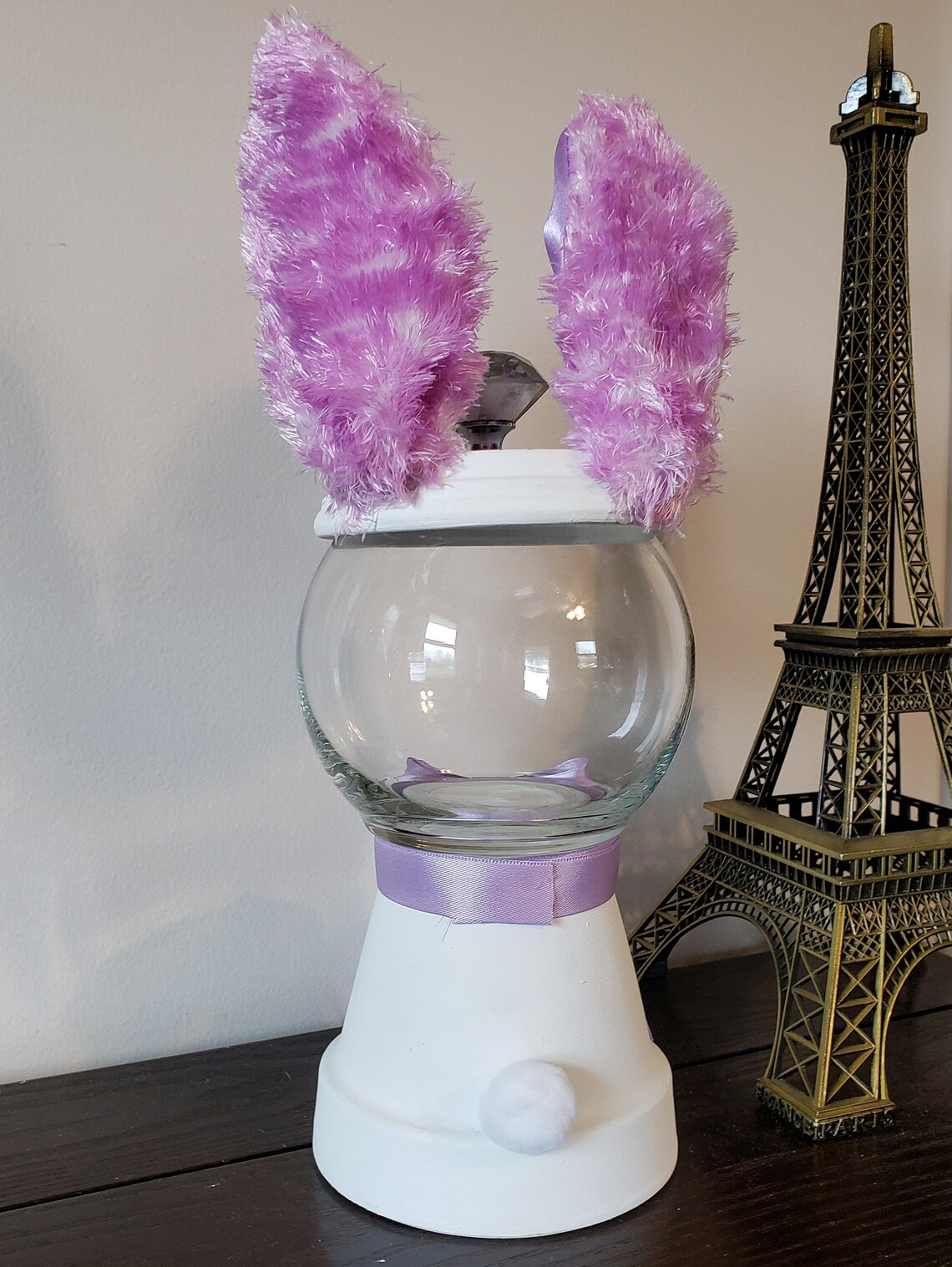 Easter Bunny Terra Cotta Pot Gumball Machine Candy Dish Decor - Etsy