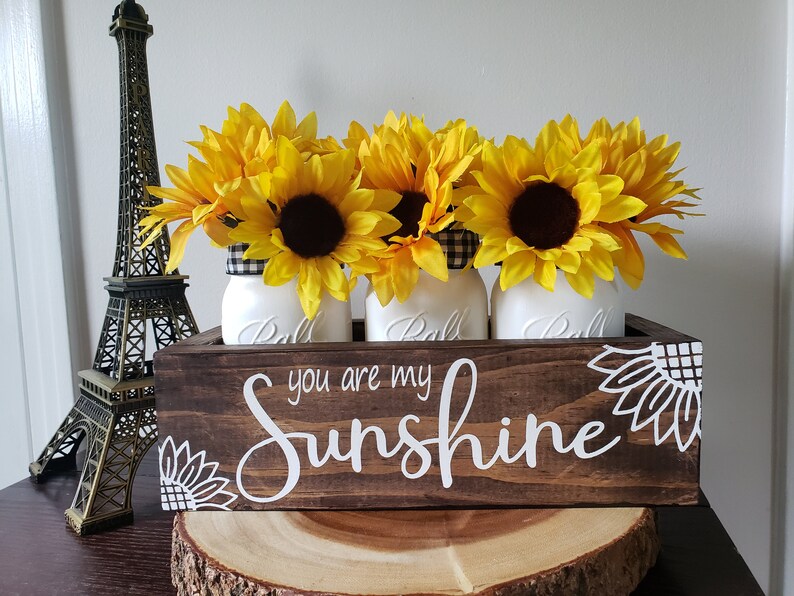 Sunflower Centerpiece Sunflower Decor Sunshine Centerpiece | Etsy