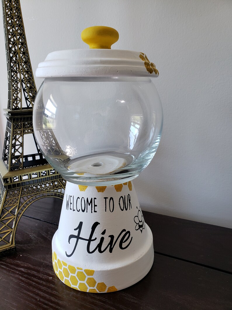 Welcome to Our Hive Candy Dish, Bee Decor, Bumble Bees - Etsy