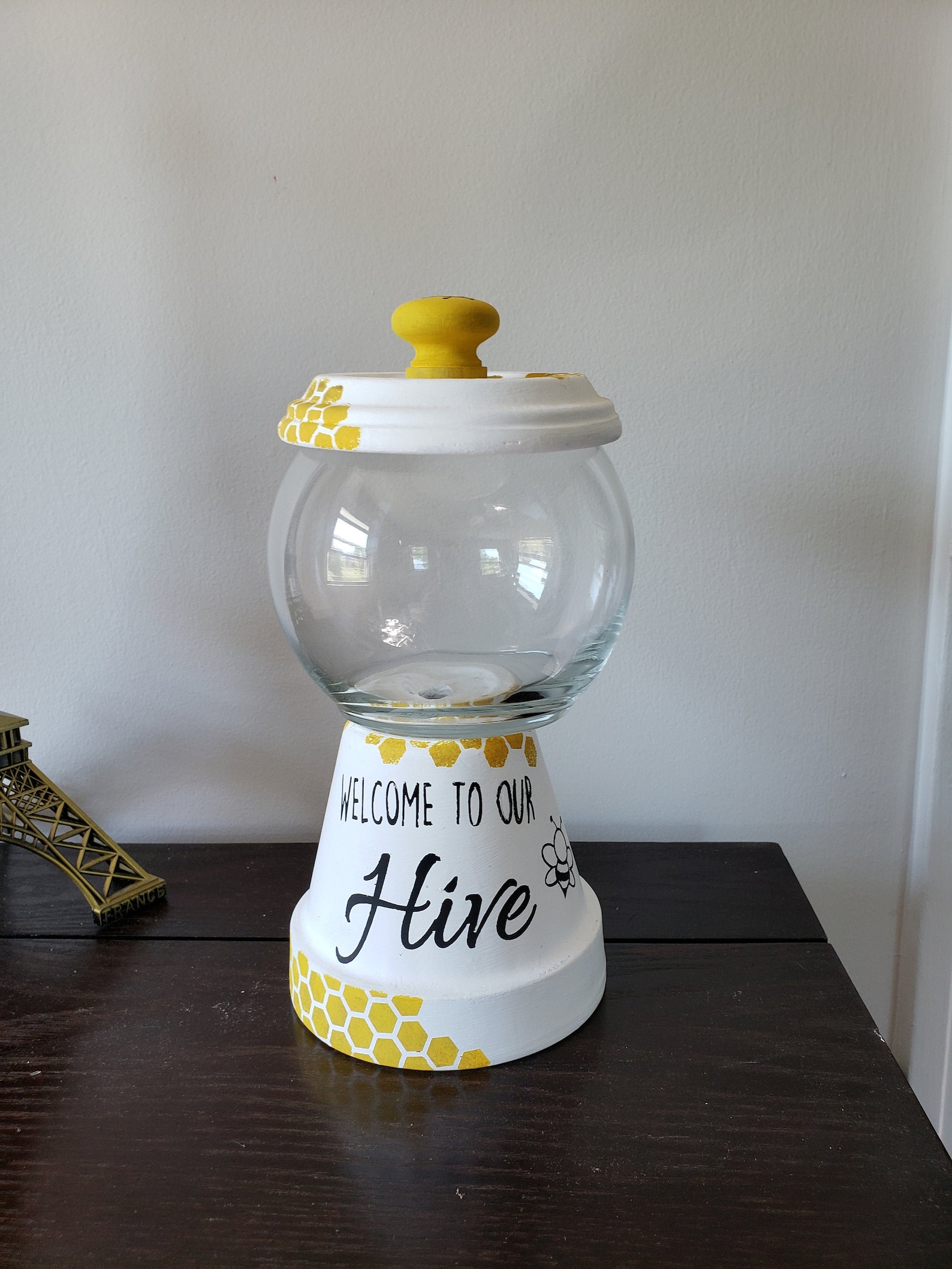 Welcome to Our Hive Candy Dish, Bee Decor, Bumble Bees - Etsy
