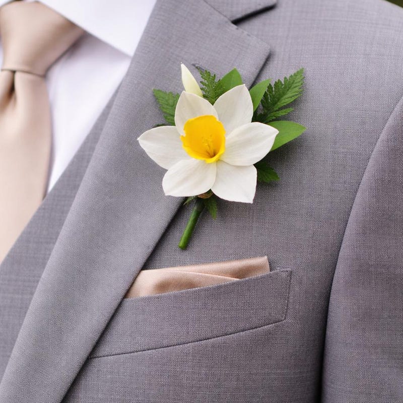 Groomsmen Buttonhole - Etsy