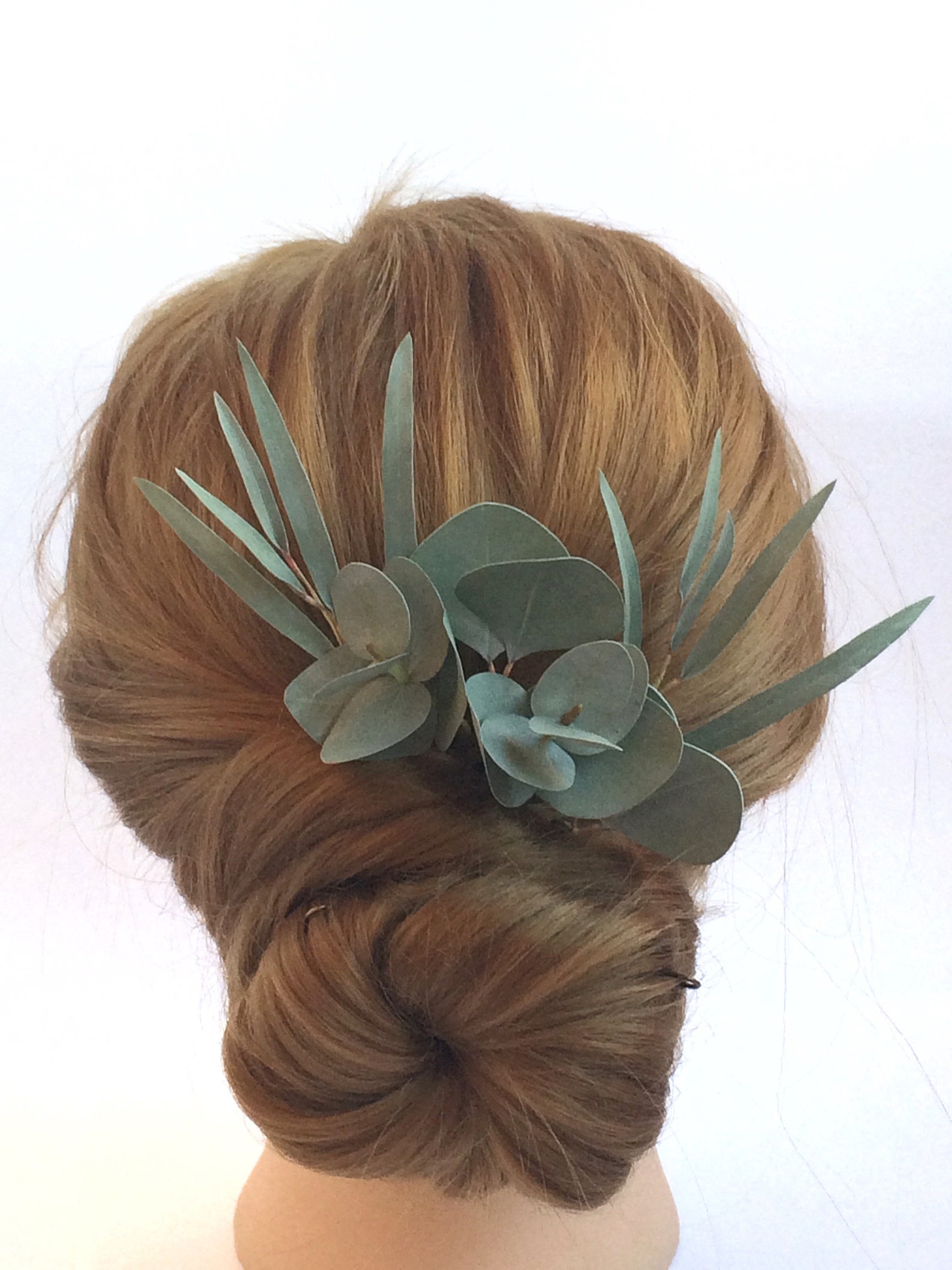 Eucalyptus Hair Pins Greenery Hair Piece Leaf Hair Pins | Etsy