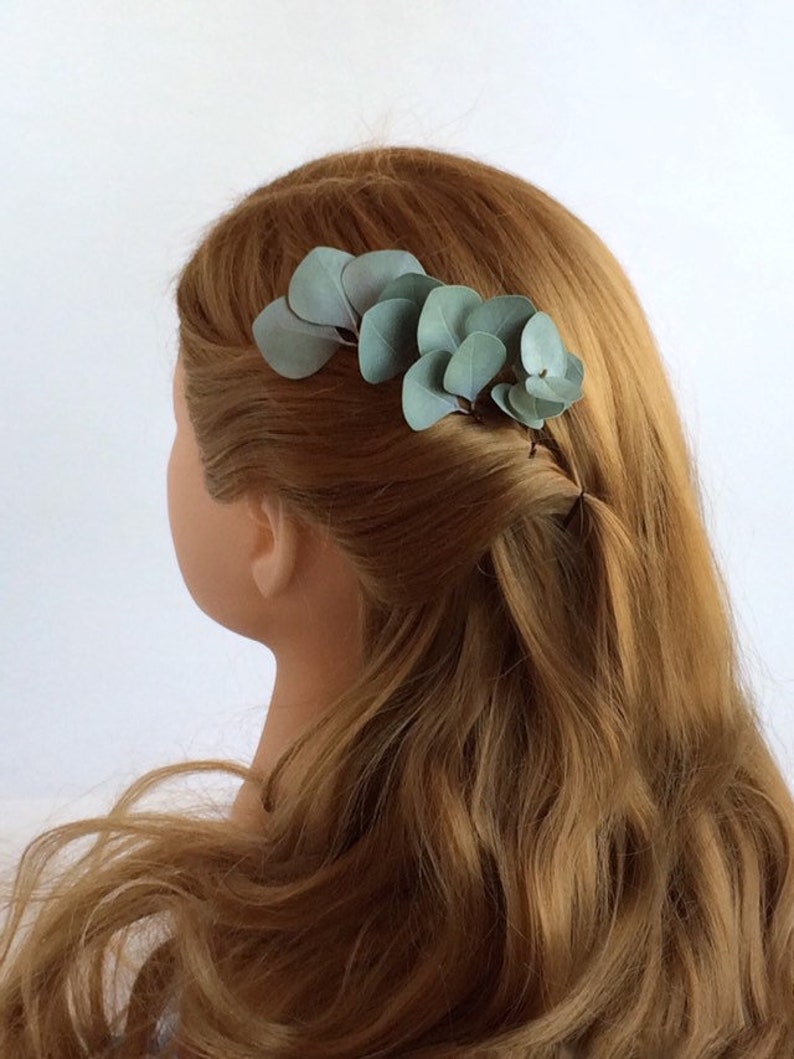 Eucalyptus Pins Bobby Pin for Wedding Leaf Hair Pins Greenery - Etsy