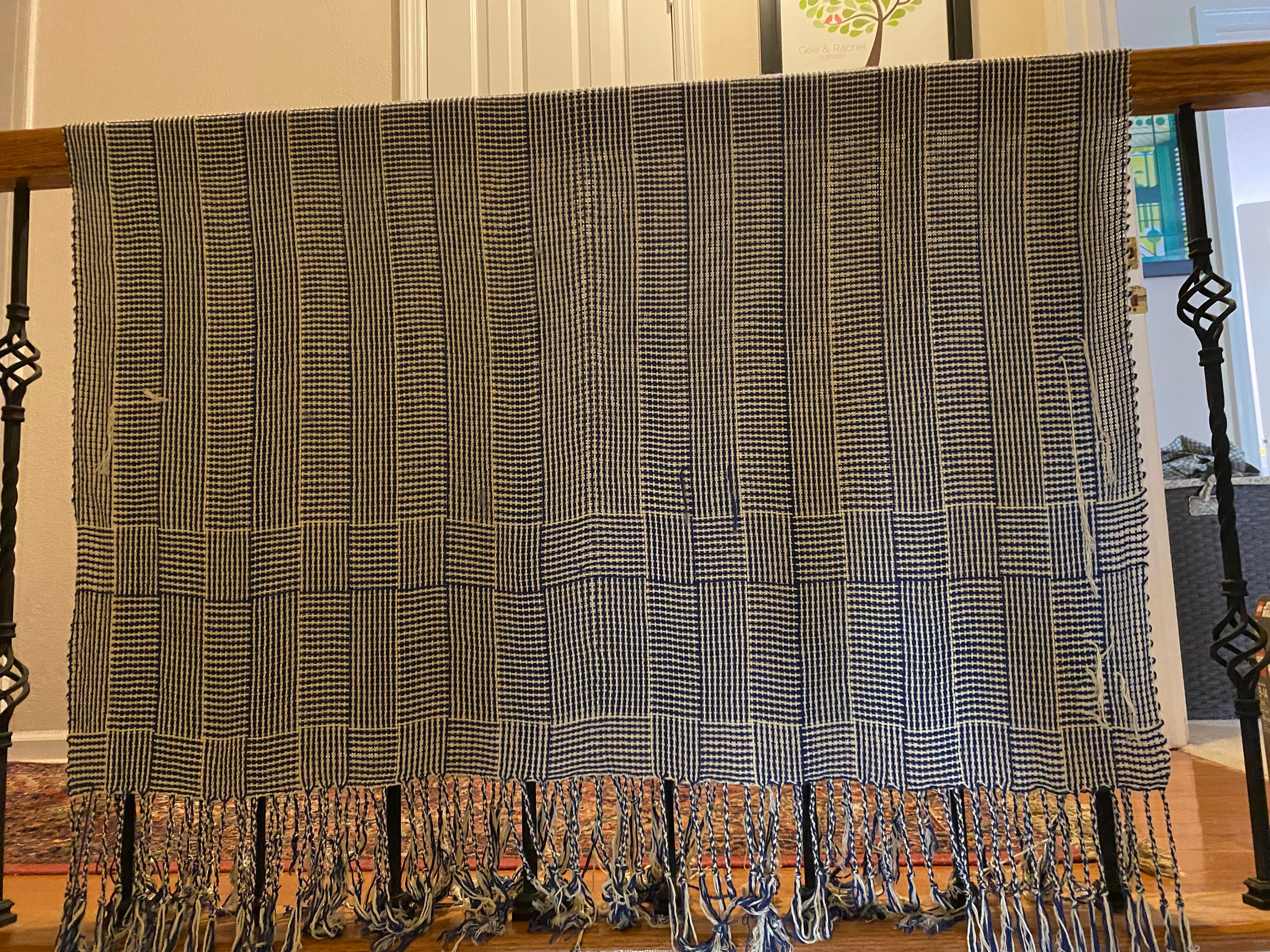 Modern Log Cabin Double Weave Blanket WEAVING PATTERN for Rigid Heddle ...