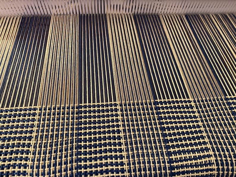 Modern Log Cabin Double Weave Blanket WEAVING PATTERN for Rigid Heddle ...