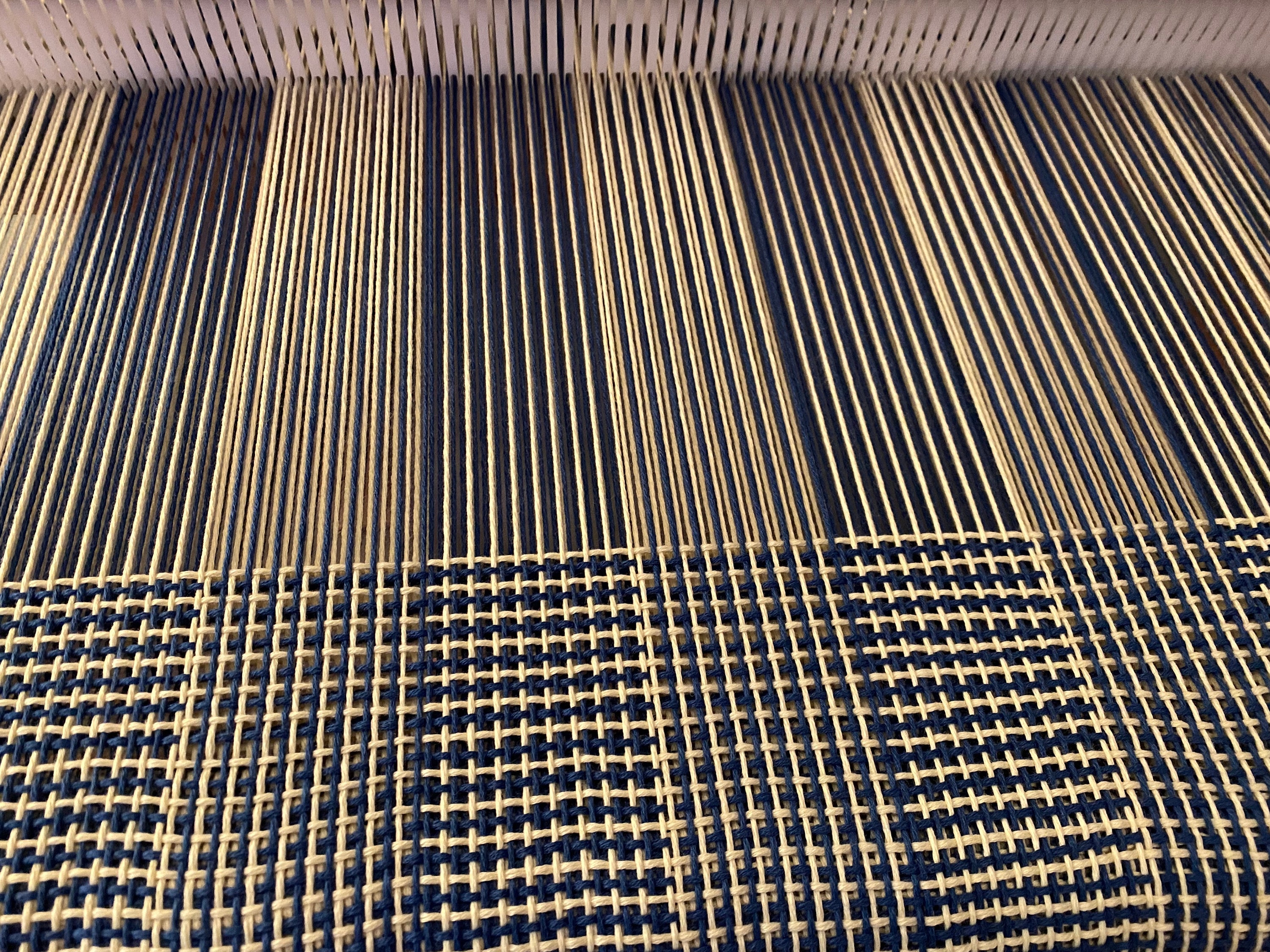 Modern Log Cabin Double Weave Blanket WEAVING PATTERN for Rigid Heddle ...