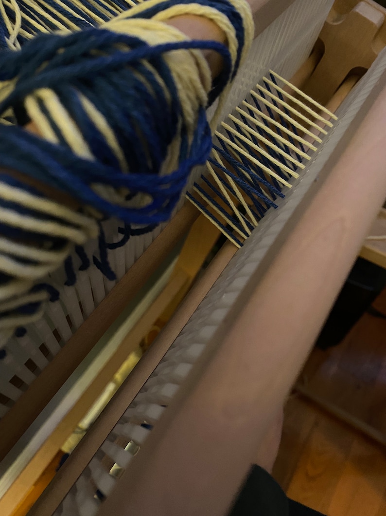 Modern Log Cabin Double Weave Blanket WEAVING PATTERN for Rigid Heddle ...