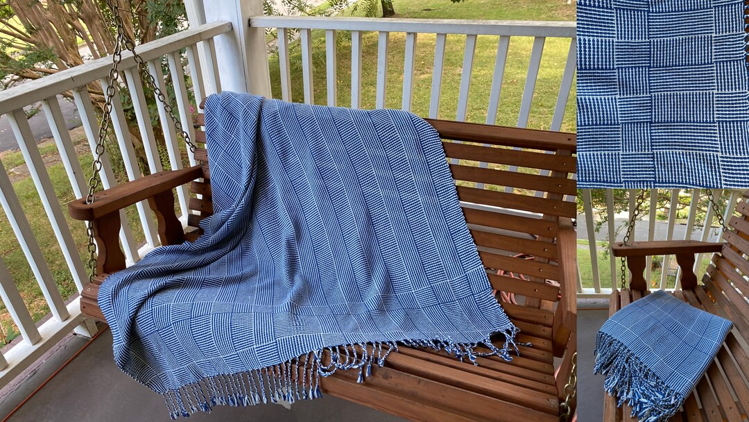 Modern Log Cabin Double Weave Blanket WEAVING PATTERN for Rigid Heddle ...